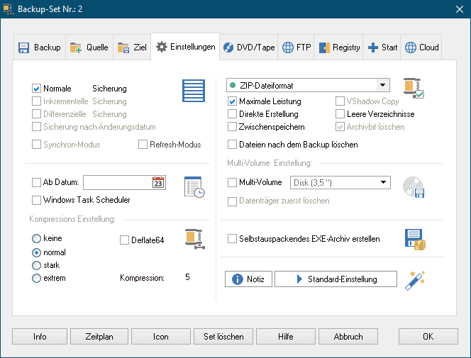 Backup Software für professionelle Datensicherungen - Z-DBackup